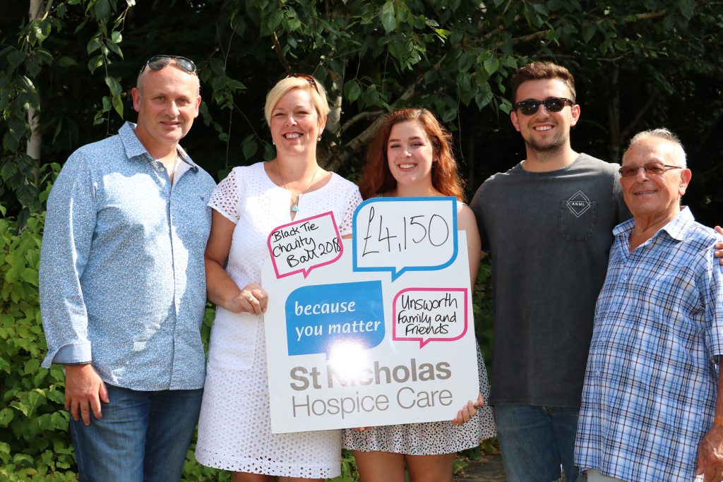 Family’s ball raises more than £4,000 for charity - St Nicholas Hospice ...