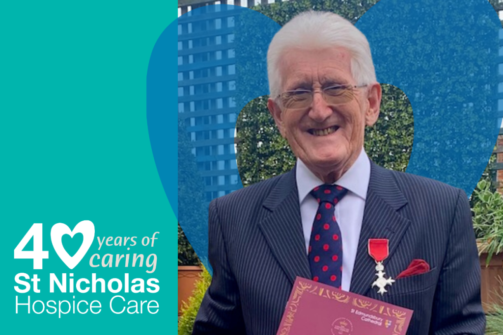 Max Milburn, MBE - St Nicholas Hospice Care website